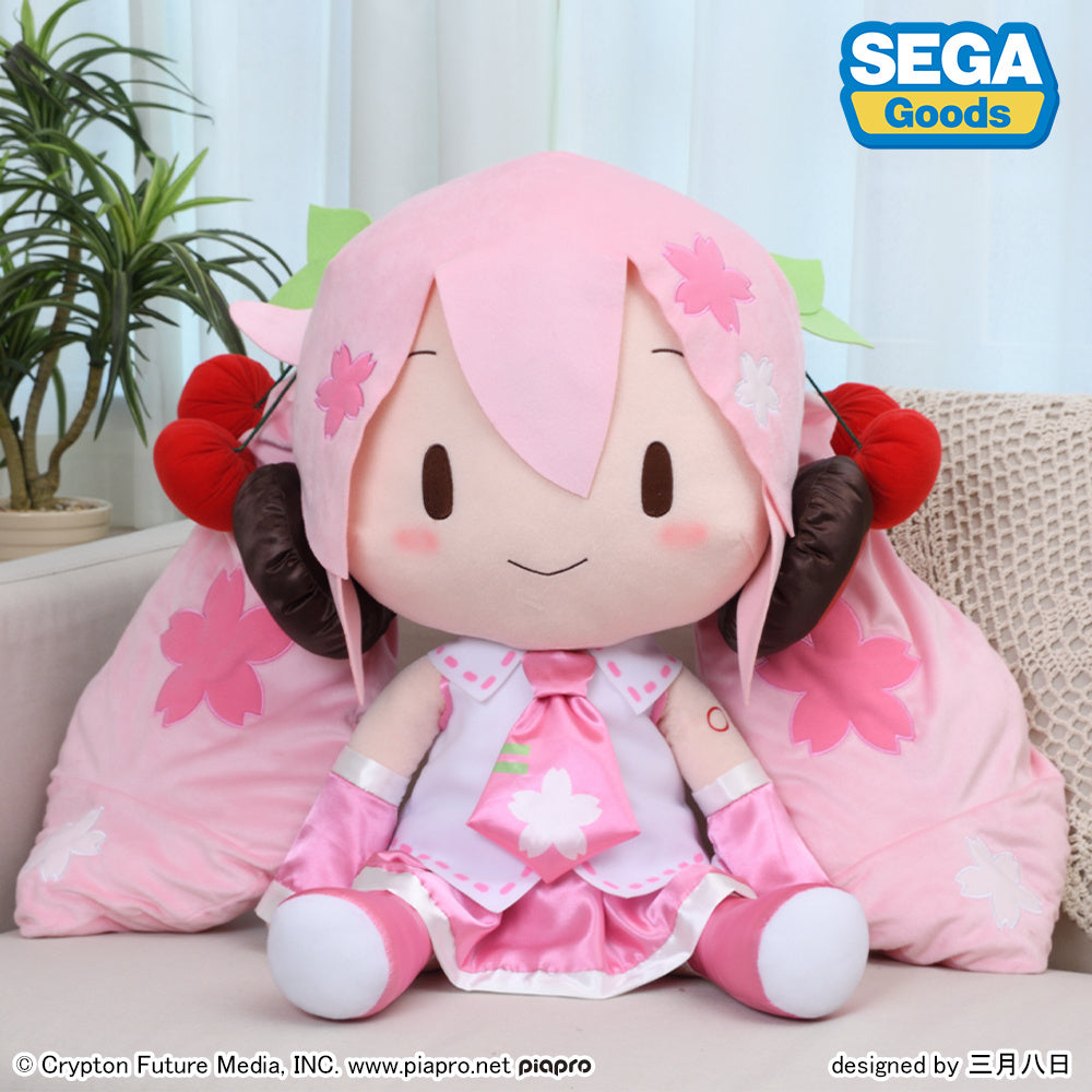 PRE ORDER – FUWA PETIT - SAKURA MIKU - DODEKA JUMBO PLUSH – Collectors Base PH