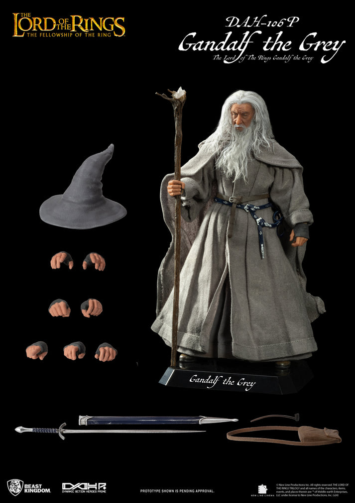PRE ORDER – BEAST KINGDOM DAH-106P THE LORD OF THE RINGS GANDALF THE G ...