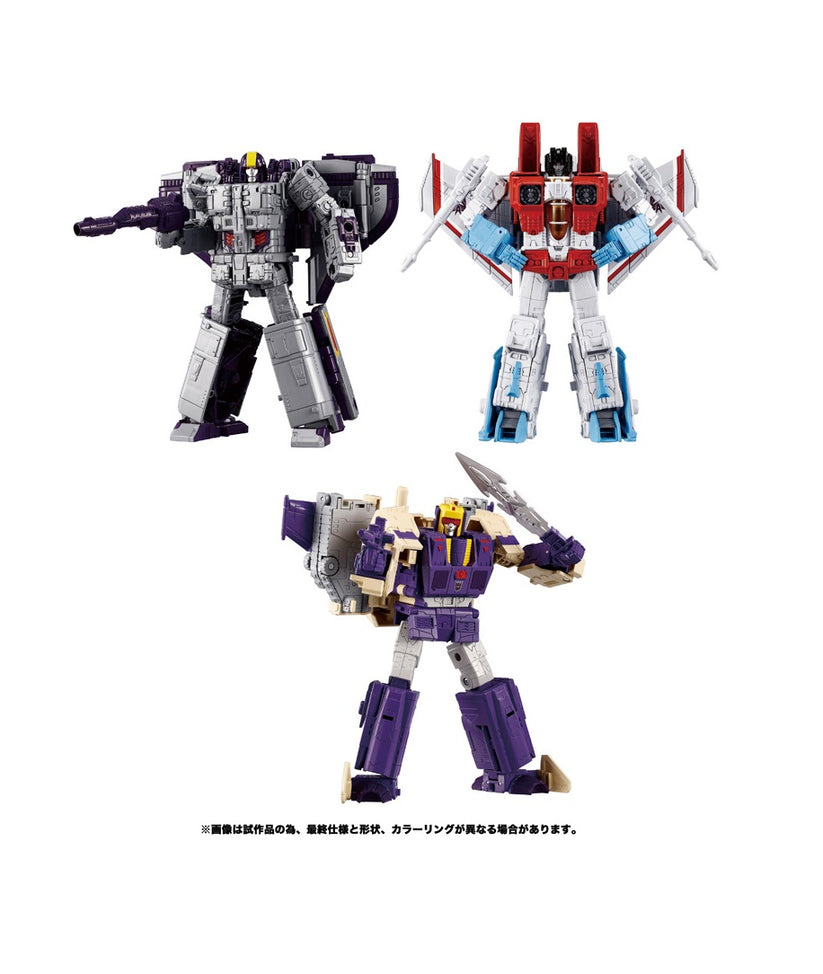PRE ORDER – TRANSFORMERS DRAMATIC CAPTURE SERIES TRIPLE TAKEOVER ...