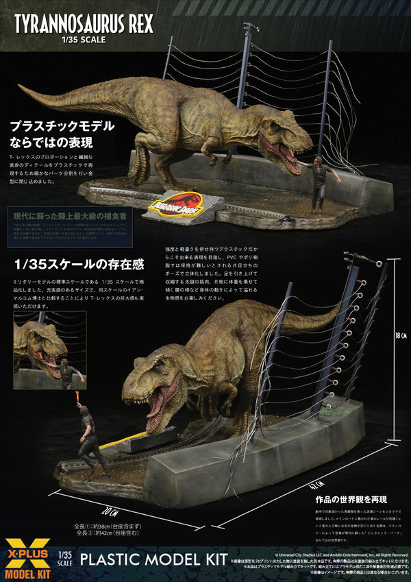 PRE ORDER – 1/35 JURASSIC PARK TYRANNOSAURUS REX – Collectors Base PH